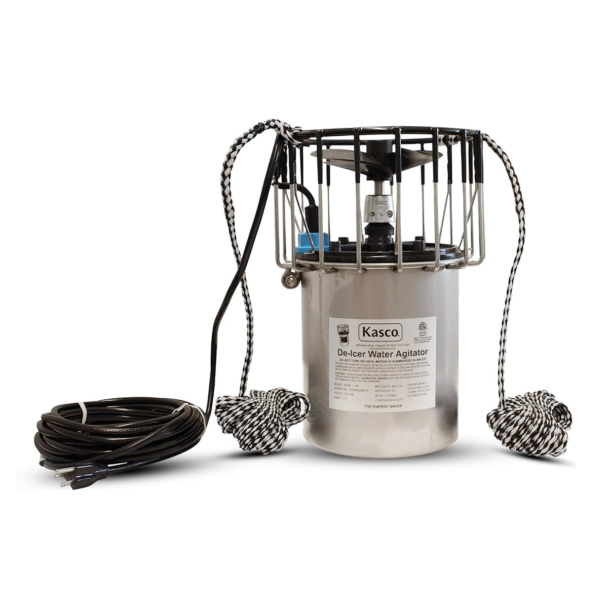 Kasco Deicer 1/2 HP Lake & Pond De-icer 120V – Single Phase with 25 Ft ...