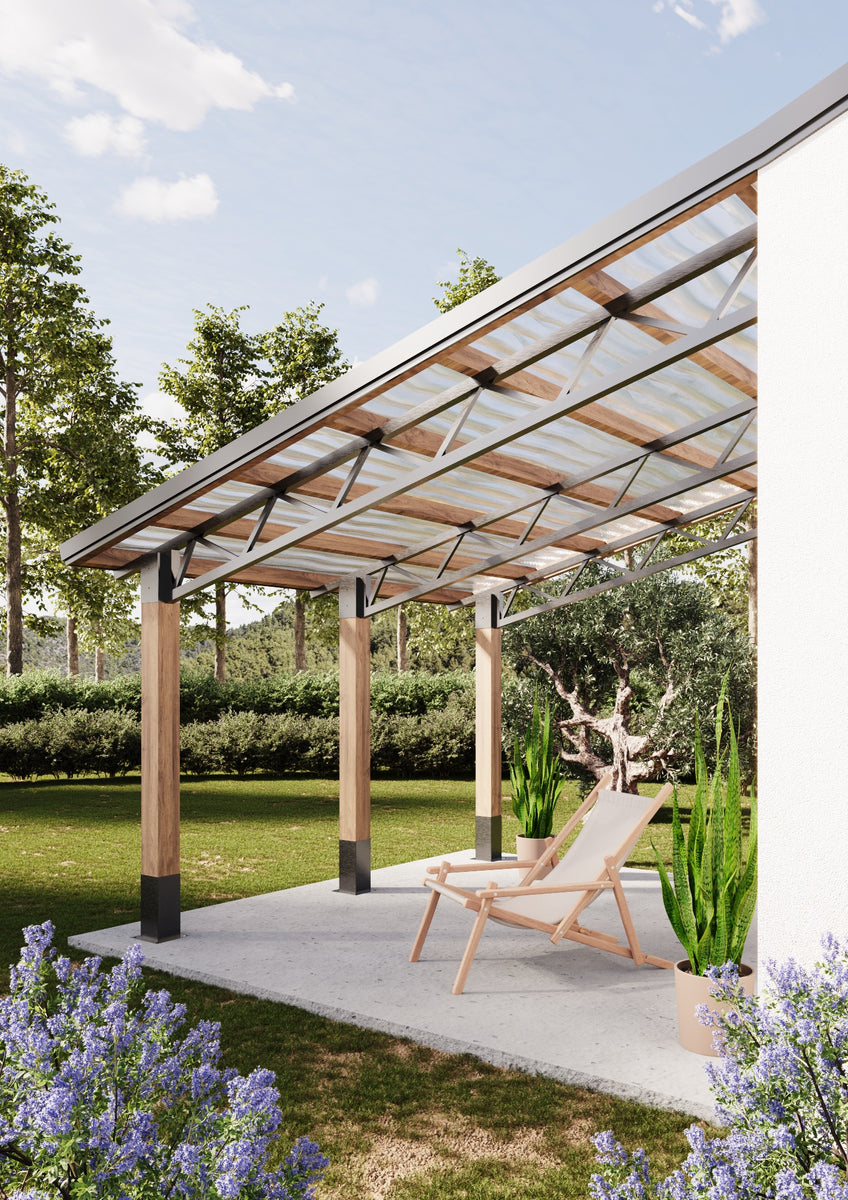 Grizzly Steel Trusses for Carports or Patio Awnings – Grizzly Shelter Ltd.